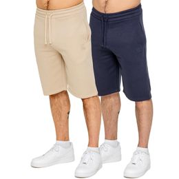 Kruze | Herren Fleece Shorts 2er Pack