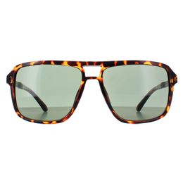 Guess Aviator Unisex Dunkel Havanna Gr&uuml;n GF5085