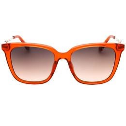 Guess - Orange Sonnenbrille mit goldenen B&uuml;geln