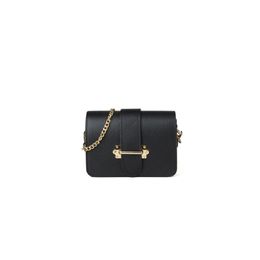 Giulia Monti Schultertasche/H&uuml;fttasche Schwarz