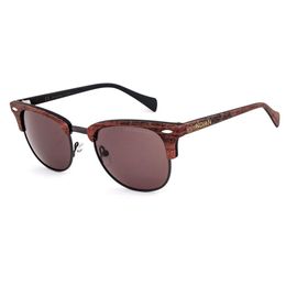 INDIAN Braune Metallsonnenbrille