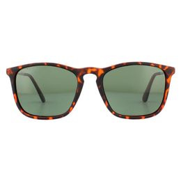 Montana Sonnenbrille MP34 B Braun Schildkr&ouml;te Rubbertouch G15 Gr&uuml;n Polarisiert