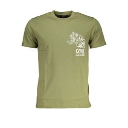 Cavalli Class Tigerkopf T-Shirt mit kurzen &Auml;rmeln und Rundhalsausschnitt