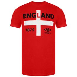 Umbro England 1872 Herren Red T-Shirt