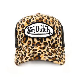 Von Dutch Vanimal Trucker Leopard M&uuml;tzen