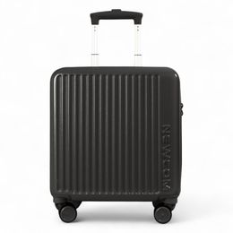 Hartschalen-Kabinenkoffer, 44 x 22 x 38 cm, Schwarz, TSA-sicher, geeignet f&uuml;r Easyjet, Ryanair