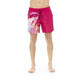 Bikkembergs Badehosen mit geometrischem Figurenmuster