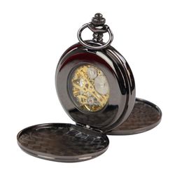 Klassische mechanische Taschenuhr Peaky Blinders Vintage Skelett Automatik