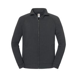 Fruit of the Loom - Sweatjacke f&uuml;r Herren/Damen Unisex (Hellgrau)