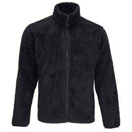 SOLS Unisex Erwachsene Finch Fluffy Jacket (Carbon Grey)