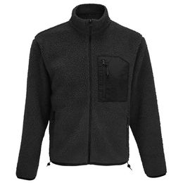 SOLS Unisex Erwachsene Fury Sherpa Fleece Jacke (Carbon/Grau/Schwarz)
