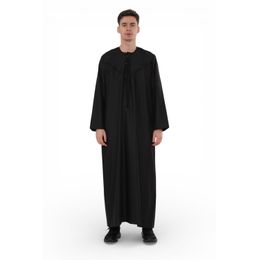 Herren Eid Schwarz Marokkanische Jubba Robe Djellaba Ramadan Eid Thobe &ndash; HM11