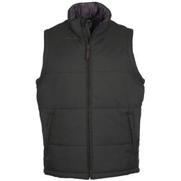 SOLS Warm Unisex wattierte Bodywarmer Jacke (Holzkohle)