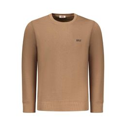 Rifle Marrone Baumwolle Herren Sweatshirt