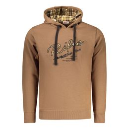 Rifle Marrone Baumwolle Herren Sweatshirt