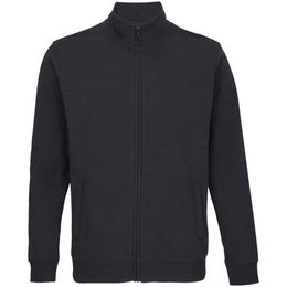 SOLS - "Cooper" Jacke Durchgehender Rei&szlig;verschluss f&uuml;r Herren/Damen Unisex (Schwarz)