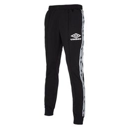 Umbro -Black -Track -Hosen mit Geklebten von M&auml;nnern geklebt