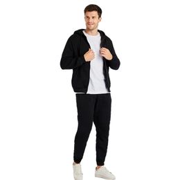 Kruze Herren Zip Up Hoodie Trainingsanzug
