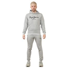 Pepe Jeans London Herren-Trainingsanzug-Set in Grau
