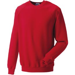 Russel Athletic Russell - "Spotshield" Sweatshirt f&uuml;r Herren Raglan&auml;rmel (Rot)