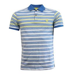 Timberland Earthkeepers waschen blaue Baumwollm&auml;nner Polo Top Shirt 6013J 422