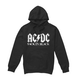 ACDC AC/DC - "Back In Black" Kapuzenpullover f&uuml;r Herren (Schwarz)