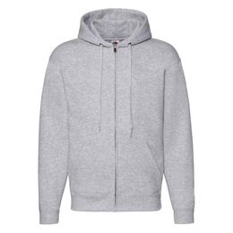 Fruit of the Loom Unisex Erwachsene Premium Full Zip Hoodie (Heather Grey)