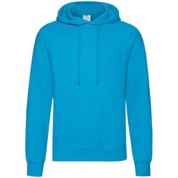 Fruit of the Loom Erwachsene Unisex Klassik Kapuzenpullover (Azurblau)