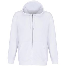 SOLS - "Calipso" Hoodie mit durchgehendem Rei&szlig;verschluss f&uuml;r Herren/Damen Unisex (Wei&szlig;)