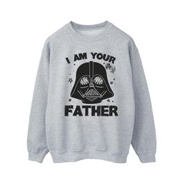 Star Wars - "I Am Your Father" Sweatshirt f&uuml;r Herren (Sportgrau)