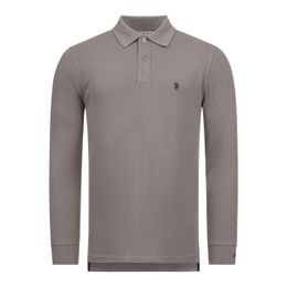 U.S. Polo Assn. Herren Longsleeve Poloshirt aus Baumwoll-Elasthan
