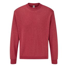 Fruit of the Loom - "Classic" Sweatshirt Eingesetzt f&uuml;r Herren/Damen Unisex (Rot)