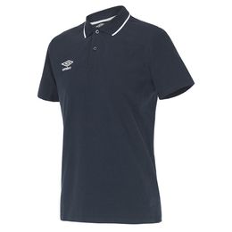 Umbro Kurz&auml;rmel -Halsh&auml;lfte Marine Blue Herren Pique Polo -Hemd 65703u Y70