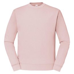 Fruit of the Loom - "Classic" Sweatshirt f&uuml;r Herren/Damen Unisex angesetzte &Auml;rmel (Blassrosa)