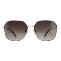ELLE Square Womens Silber Grau Gradient 14906