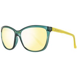 Guess Gu 7308 Cateye Sonnenbrille Tealgelb