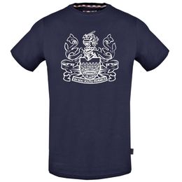 Aquascutum Aldis Wappen Marineblau T-Shirt