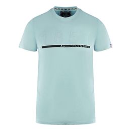 Aquascutum London 1851 Himmelblaues T-Shirt