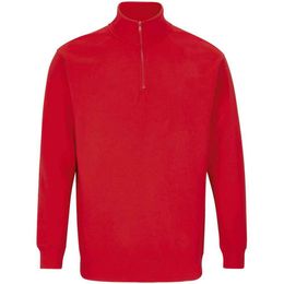 SOLS - "Conrad" Sweatshirt mit kurzem Rei&szlig;verschluss f&uuml;r Herren/Damen Unisex (Leuchtend Rot)