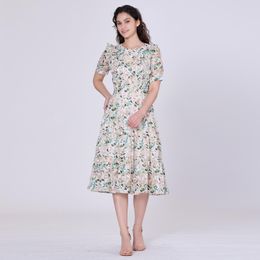 Teekleid mit Blumenprint