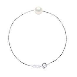 DIADEMA - Armband - Echte S&uuml;&szlig;wasserperlen in Wei&szlig;gold