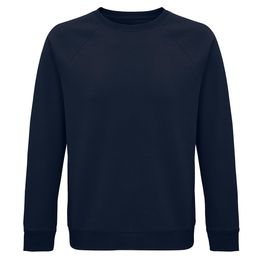 SOLS Unisex Erwachsene Space Organic Raglan Sweatshirt (French Navy)