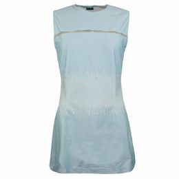 Nike Stretch Fit Crew Neck &auml;rmellose hellblaue Damen Kleid 240930 400