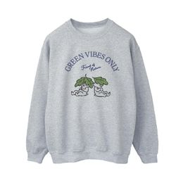 Disney - "Chip 'n Dale Green Vibes Only" Sweatshirt f&uuml;r Damen (Grau)