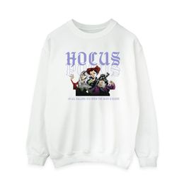 Disney - "Hocus Pocus Hallows Eve" Sweatshirt f&uuml;r Damen (Wei&szlig;)