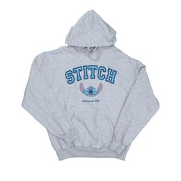 Disney - "Lilo And Stitch Collegial" Kapuzenpullover f&uuml;r Damen (Grau)