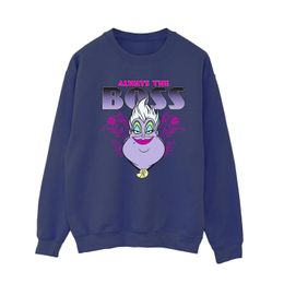 Disney - "The Little Mermaid Mum Is The Boss" Sweatshirt f&uuml;r Damen (Marineblau)