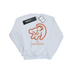 Disney - "The Lion King Cave Drawing" Sweatshirt f&uuml;r Damen (Wei&szlig;)