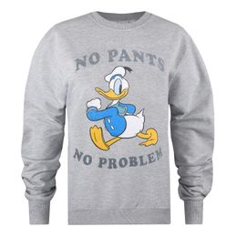 Disney - "No Pants No Problem" Sweatshirt f&uuml;r Damen (Grau)