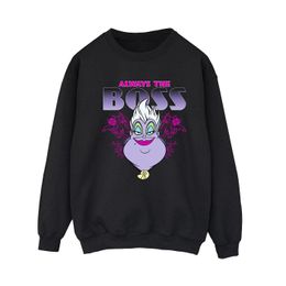 Disney - "The Little Mermaid Mum Is The Boss" Sweatshirt f&uuml;r Damen (Schwarz)